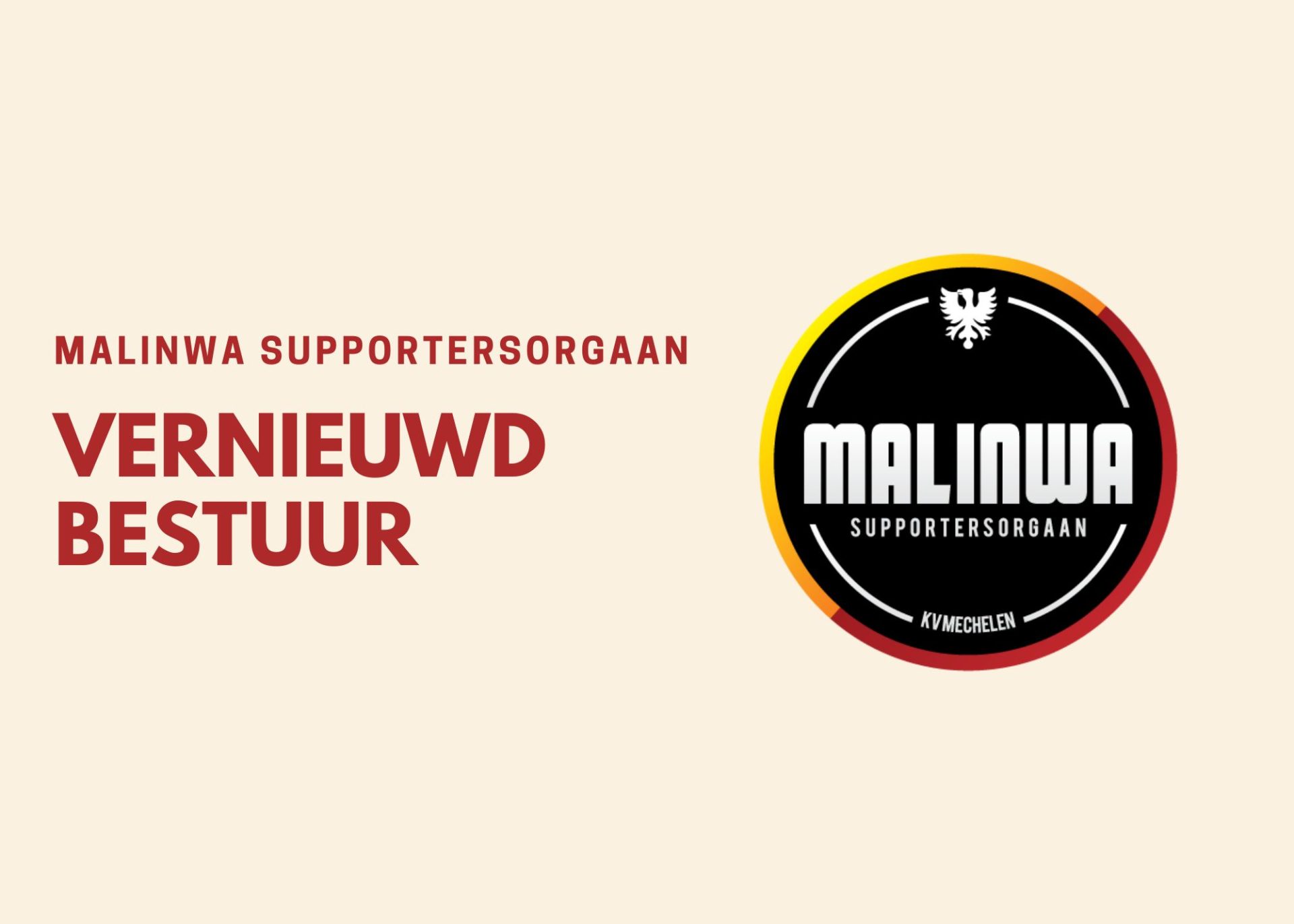 Vernieuwd bestuur Malinwa Supportersorgaan – Malinwa Supportersorgaan